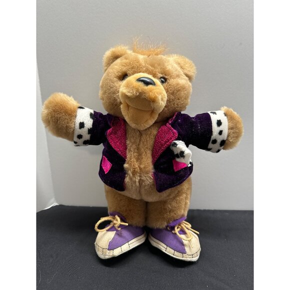 Nabisco | Toys | Nabisco Teddy Grahams Plush Bear In Purple Jacket ...